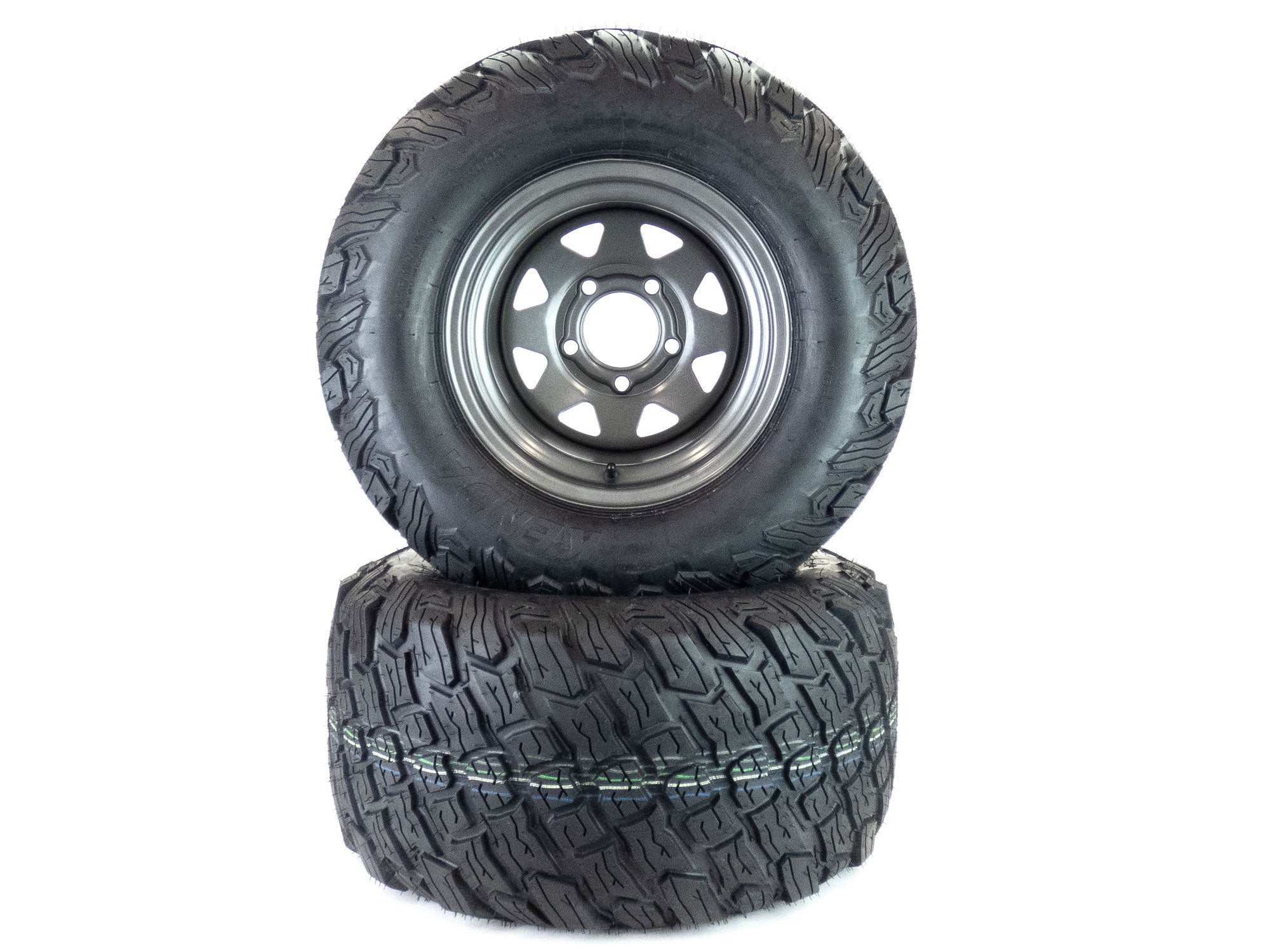 (2) Reaper Turf Tire Assemblies 24x12.00-12 Fits Gravely PT 200 400 60 ...
