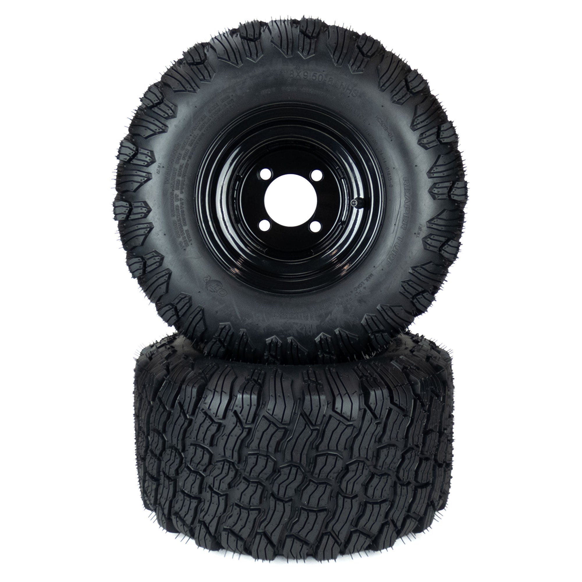 (2) Reaper Turf Tire Assemblies 18x9.50-8 Fits Bad Boy MZ Magnum 48" 5 ...