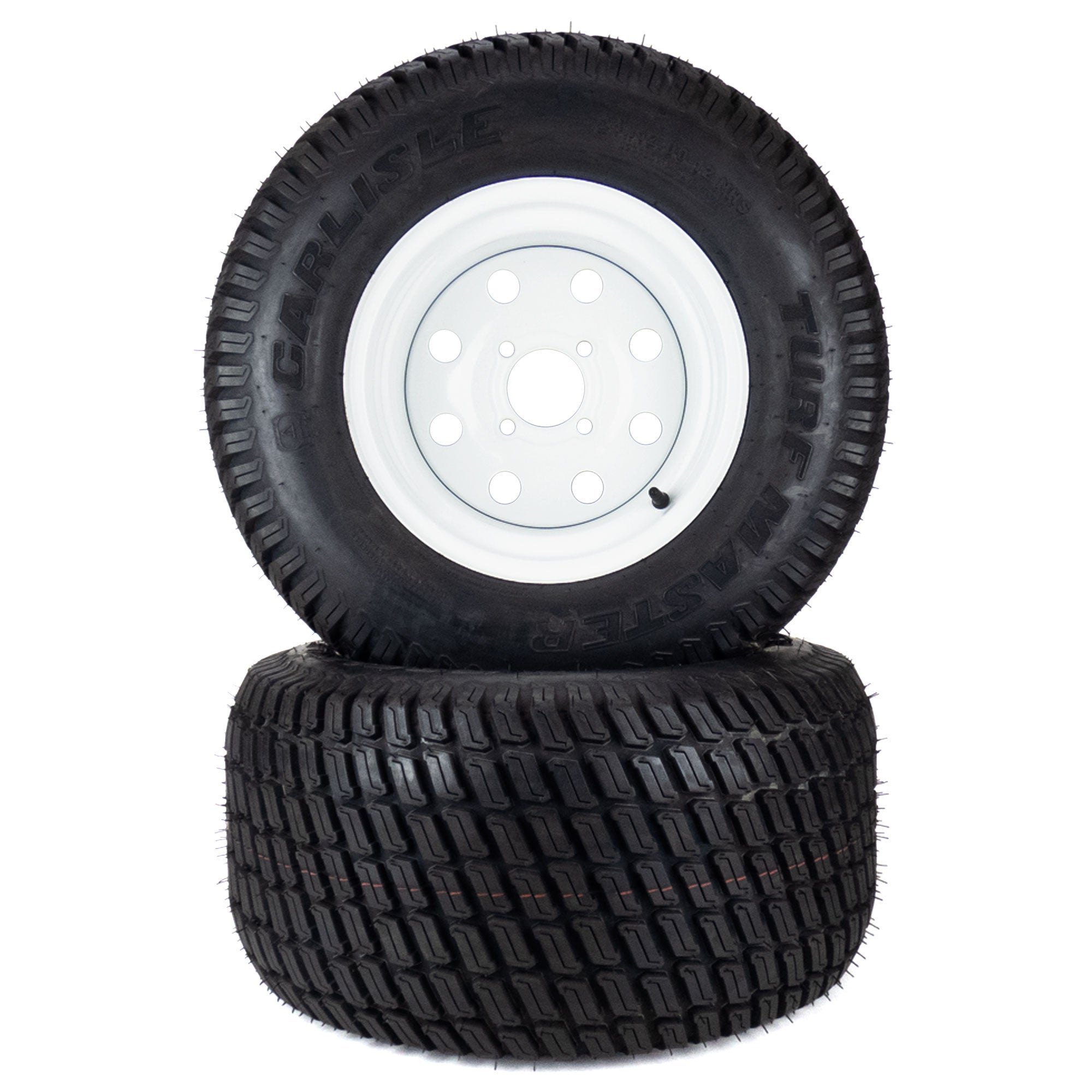 (2) Carlstar/Carlisle Turf Master Tire Assemblies 24x12.00-12 Fits Exm ...