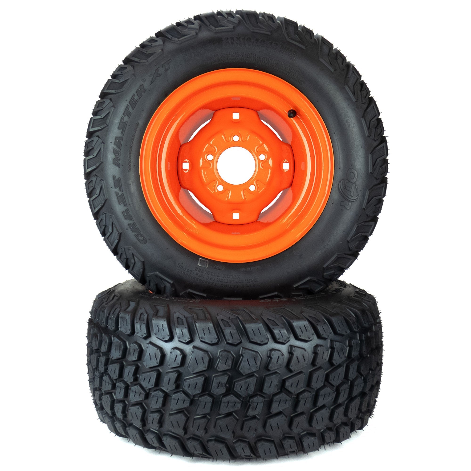 (2) Grassmaster XT Tire Assemblies 23x10.50-12 Fits Kubota ZG222 ZG227 ...