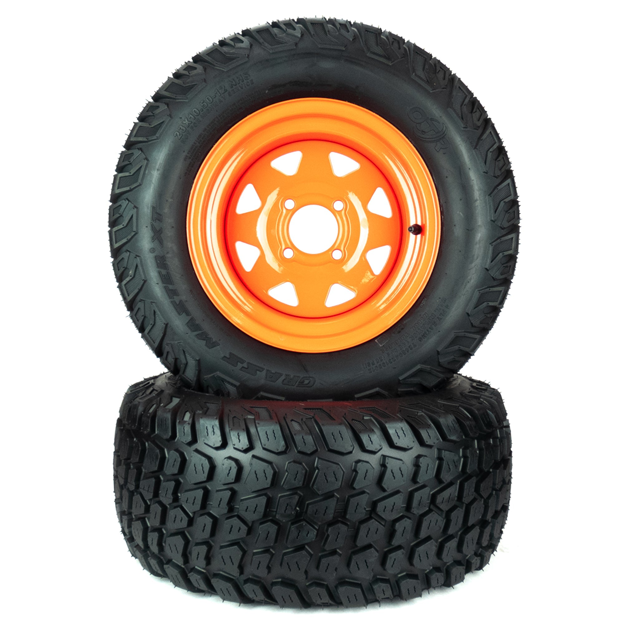 (2) Grassmaster XT Tire Assemblies 23x10.50-12 Fits Scag Turf Tiger 52 ...