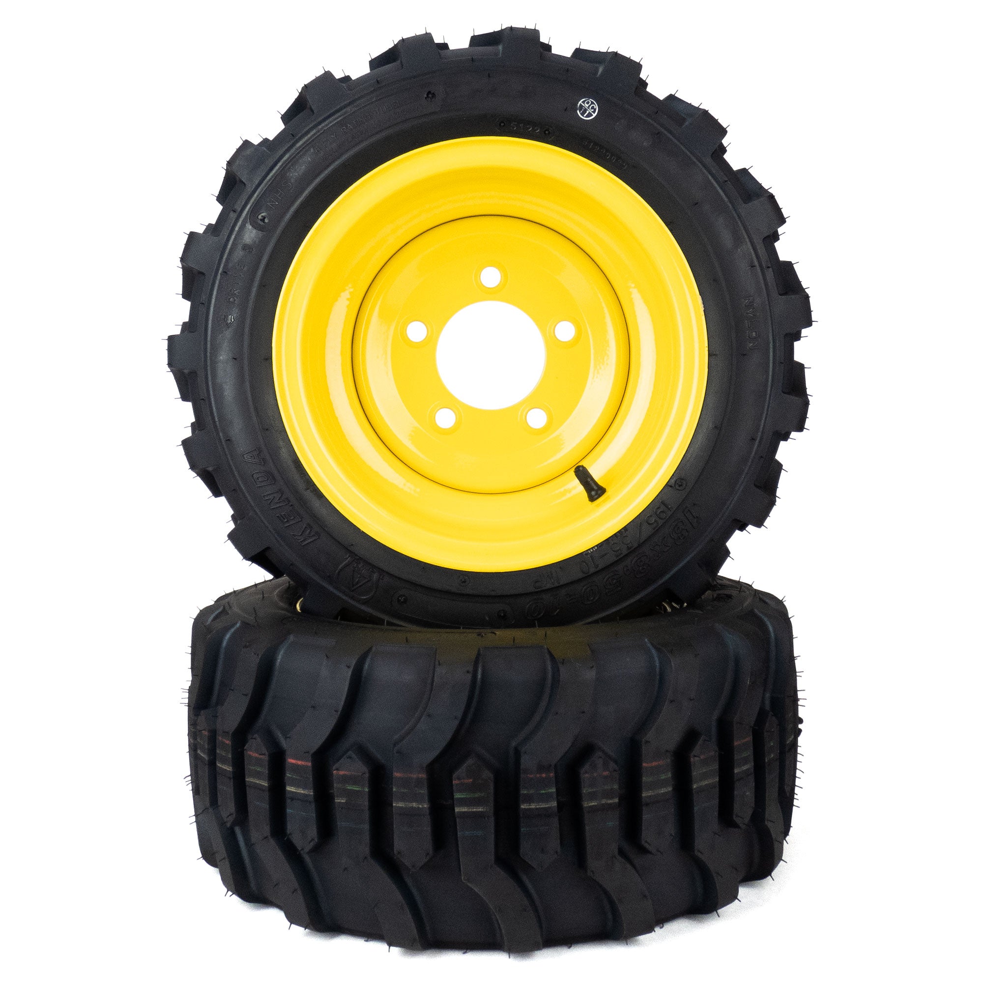 (2) Industrial Tire Assemblies 18x8.50-10 Fits John Deere 1023E 1026R ...